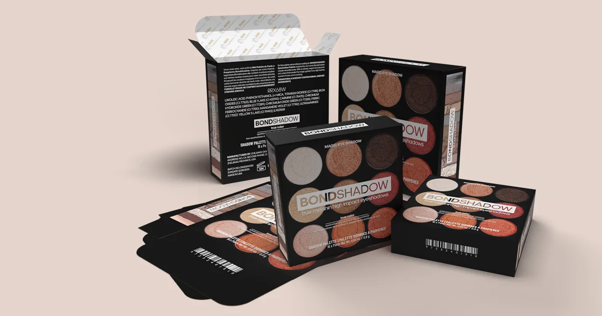 Custom Eyeshadow Boxes - Cosmetic Packaging | RCB