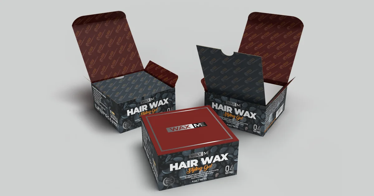 Custom Hair Gel Boxes - Cosmetic Packaging | RCB
