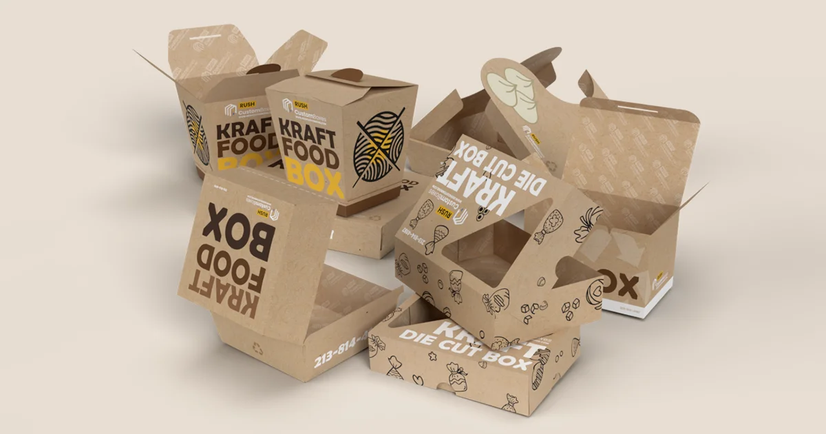 Custom Kraft Food Boxes - Eco-Friendly & Stylish Packaging Solutions
