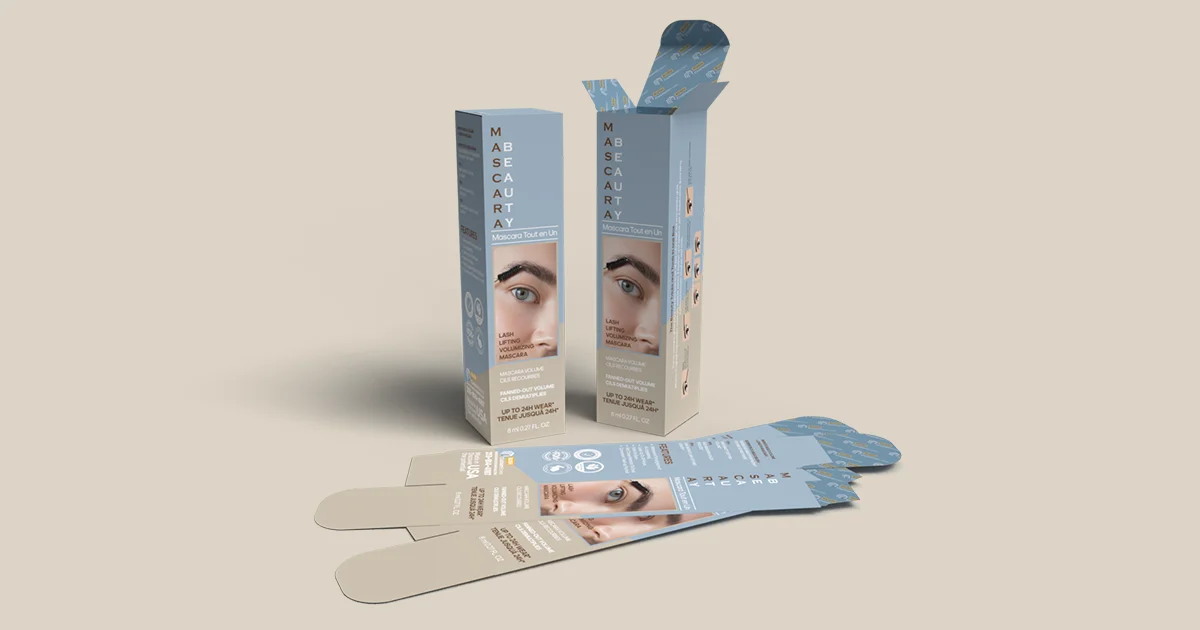 Custom Mascara Boxes - Cosmetic Packaging | RCB