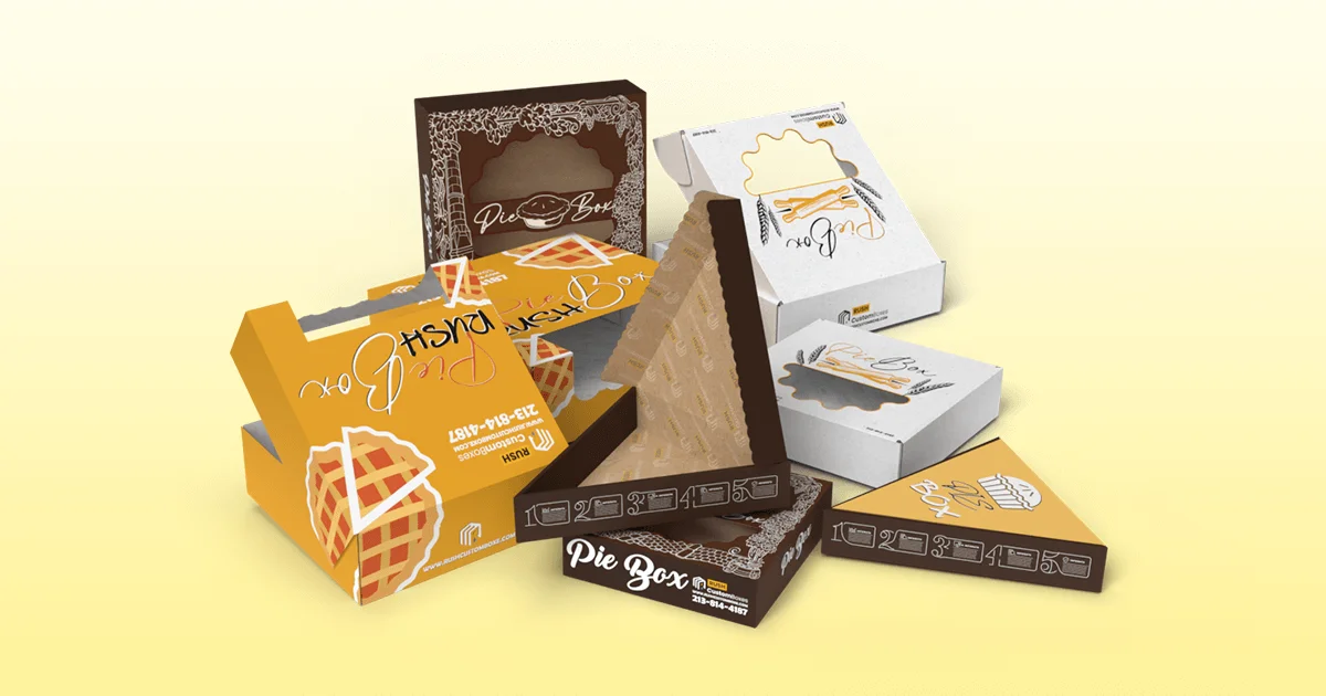 Custom Pie Boxes | Eco-Friendly, Branded Pie Packaging