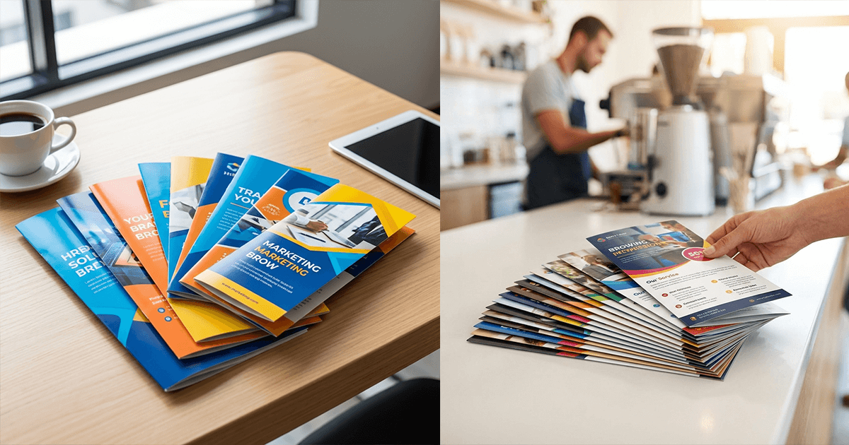 Custom Leaflet Printing | High-Impact Brand Marketing | RCB
