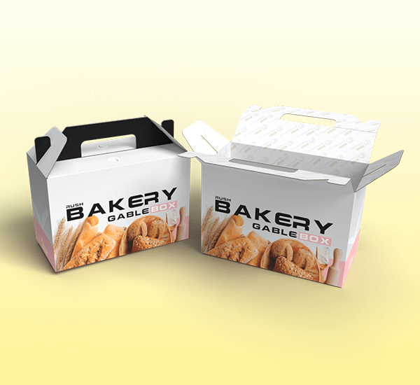 Custom Gable Bakery Boxes — Bakery Packaging | RCB