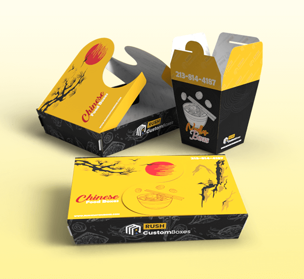 Custom Chinese Food Boxes - Printed Packaging | RCB