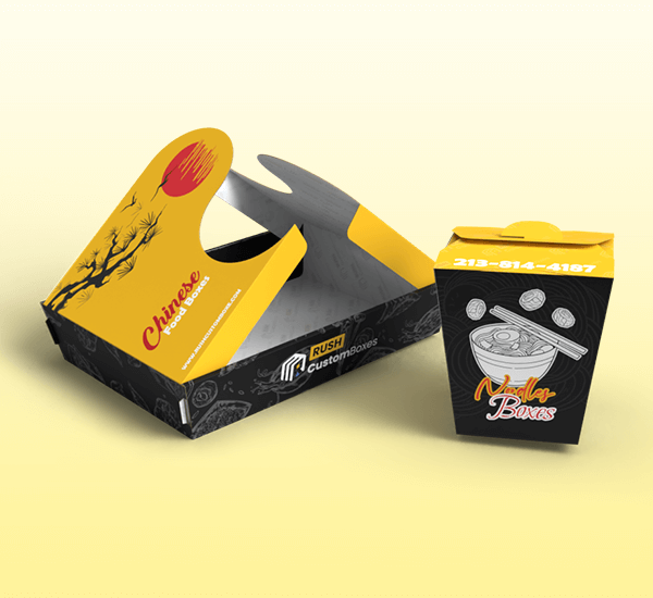 Custom Chinese Food Boxes - Printed Packaging | RCB