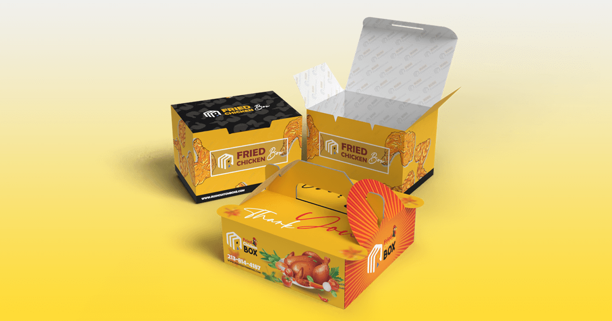 Custom Fried Chicken Boxes - Meal Packaging | RCB