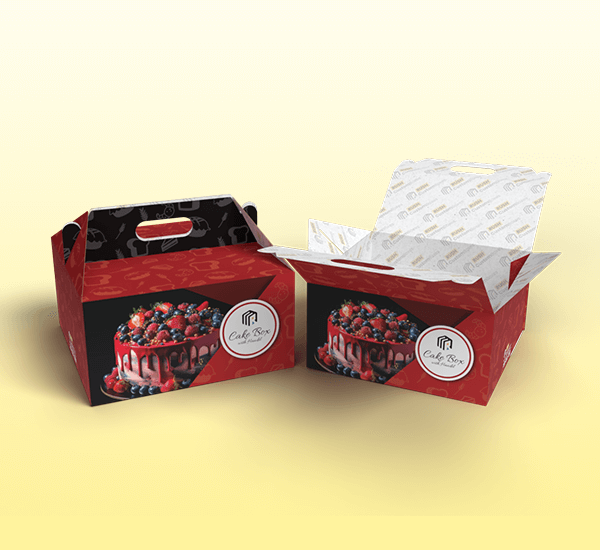 Custom Cake Boxes with Handles — Bakery Packaging | RCB