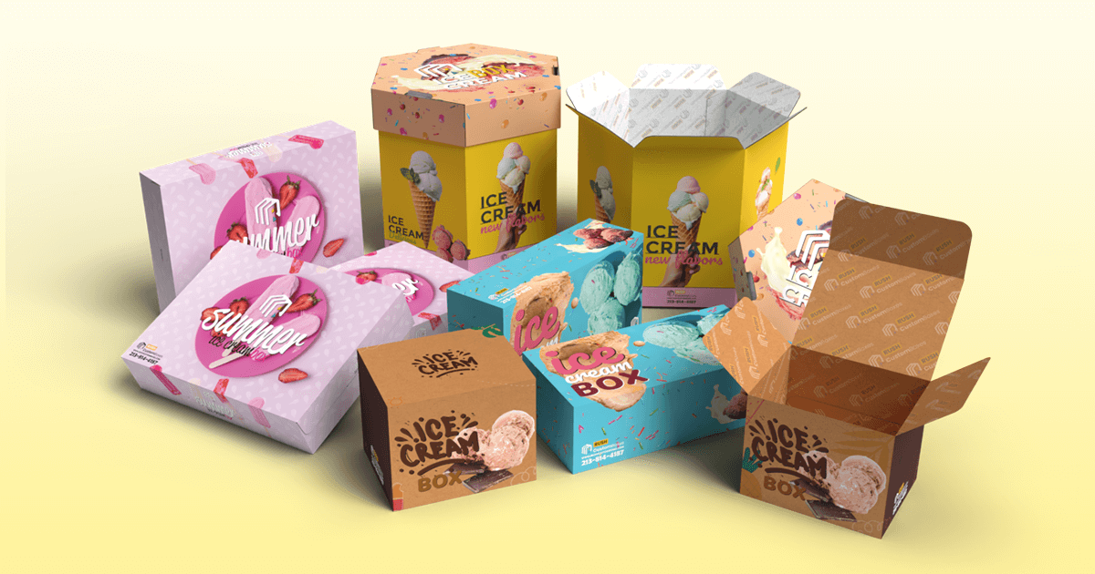 Custom Ice Cream Boxes — Bakery Packaging | RCB