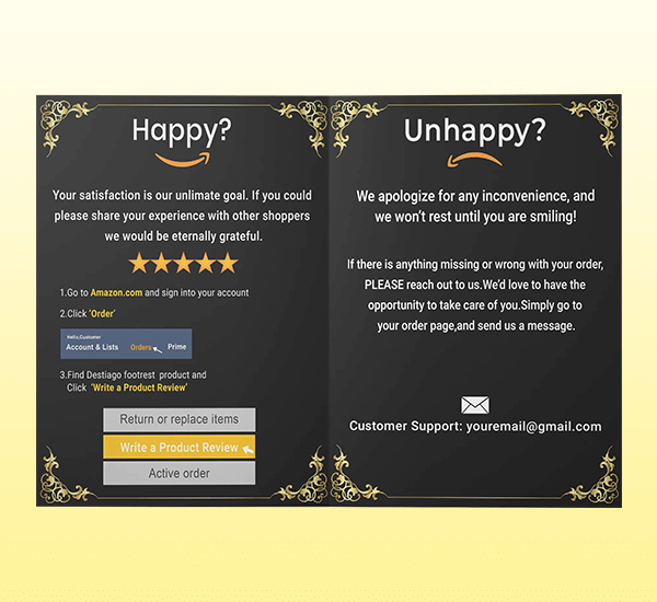 Insert Cards - Custom Packaging Inserts | RCB