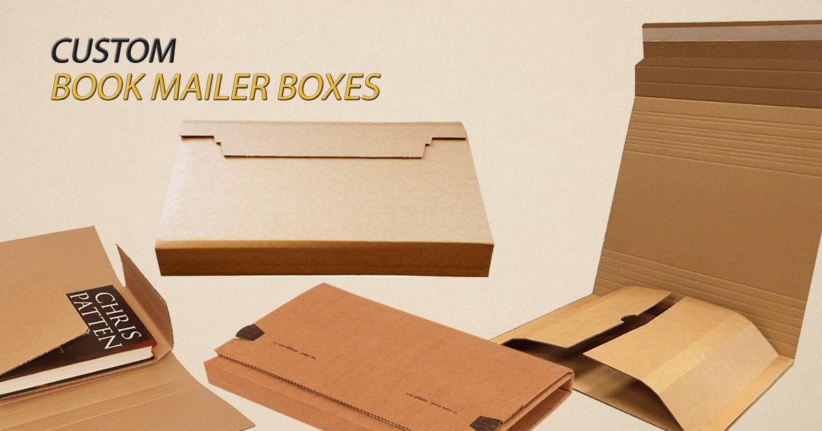 Custom Book Mailers — Packaging Boxes For Books
