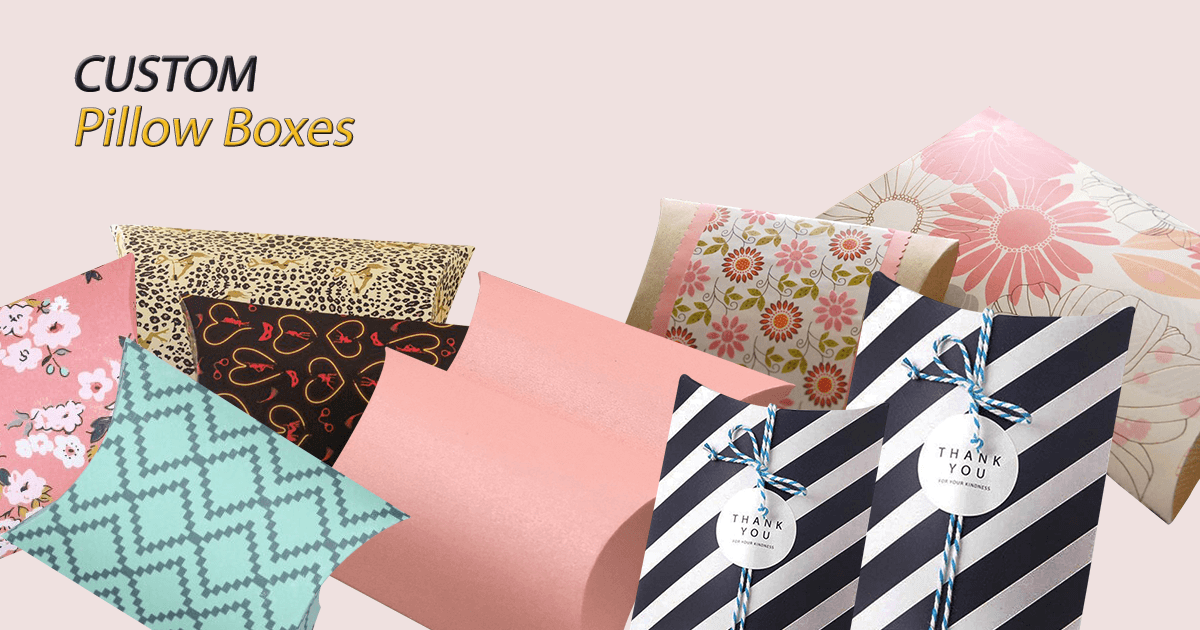 Custom Pillow Boxes — RushCustomBoxes