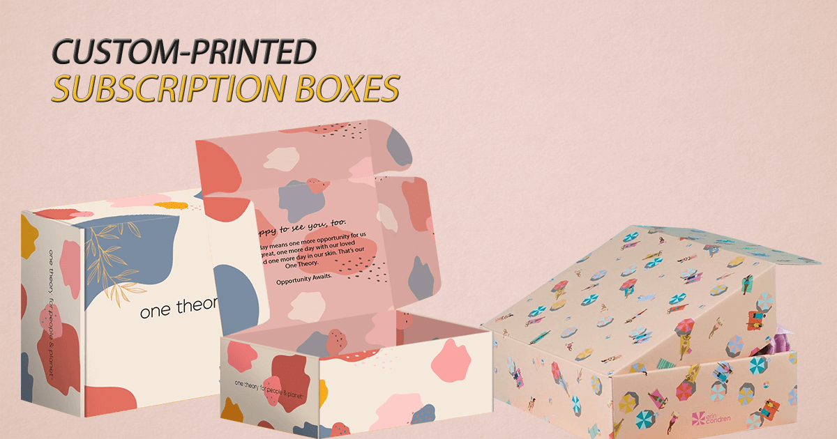Subscription Boxes for Businesses – Custom Printed Solutions