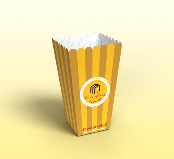 Custom Popcorn Boxes - Food Packaging | RCB